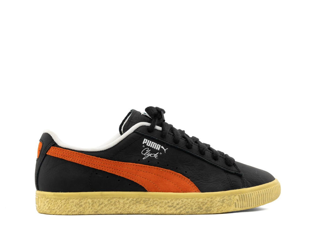 Puma Clyde Vintage puma black rickie orange | BijSMAAK.com